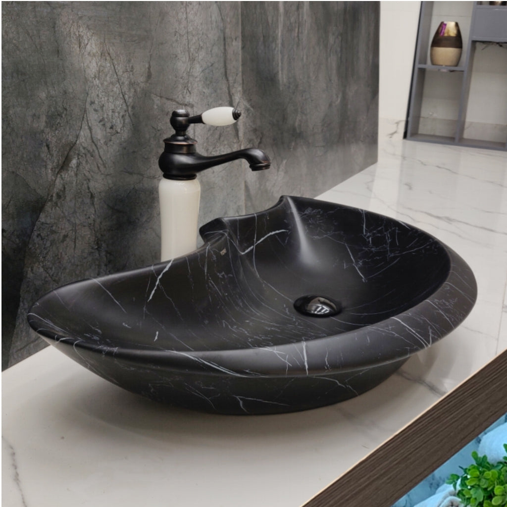 Toyo Wash Basin showroom Near me|Toyo 142 Black Marble Matt Wash Basin ...