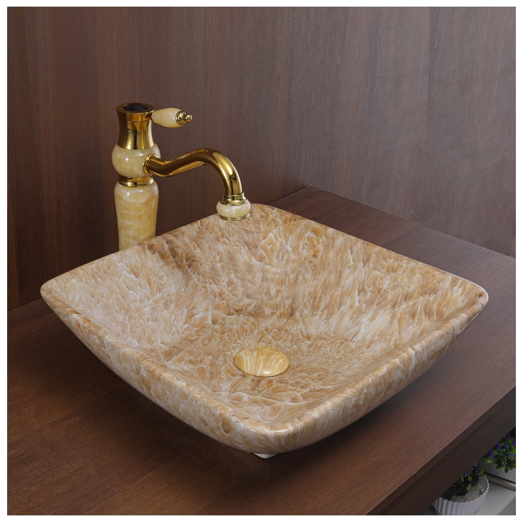 Toyo 345 Brown Onyx Wash Basin — Saini World